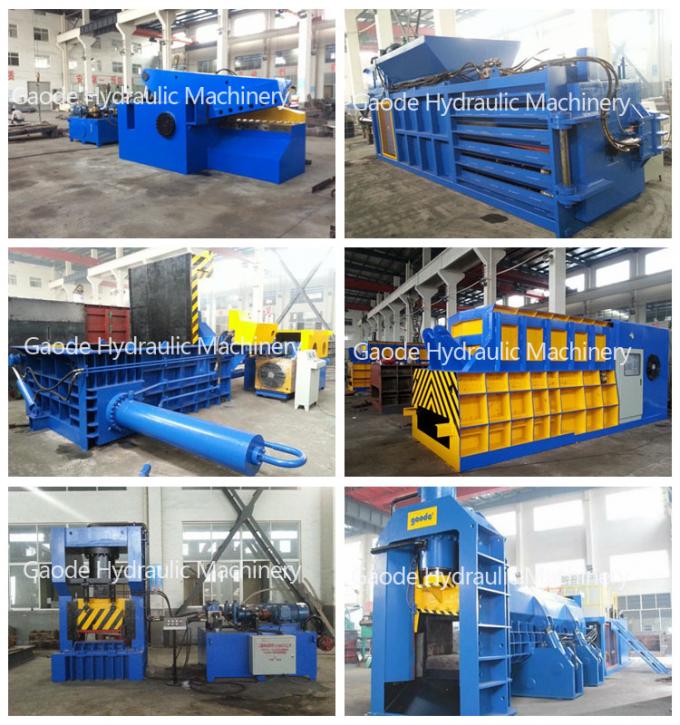 30KW Automatic Hydraulic Metal Baler Scrap Copper Recycling Metal Balers