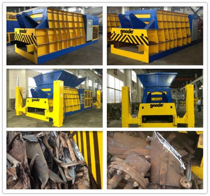 5500KG 15kW Hydraulic Alligator Shear Scrap Metal Compactor For Waste Iron
