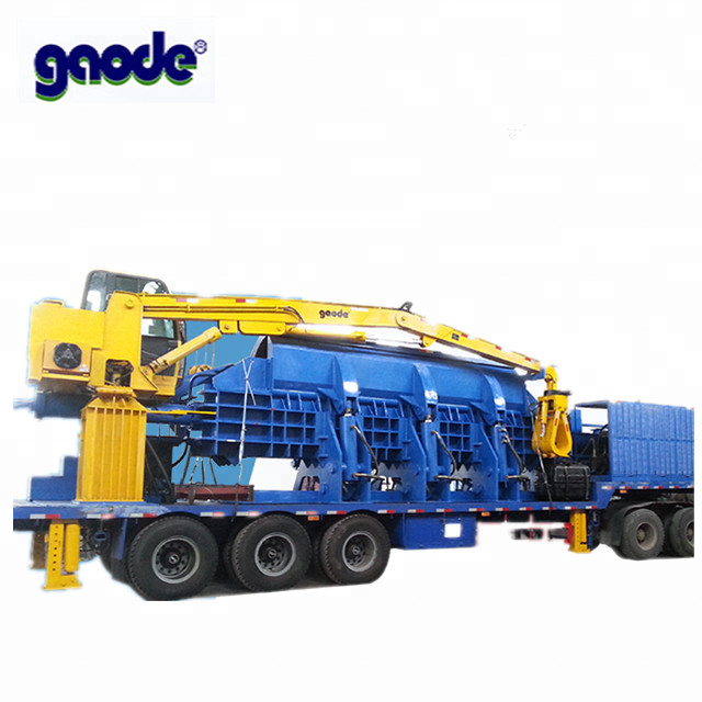Hydraulic Metal Scrap 15kw Mobile Car Baler Semi Automatic
