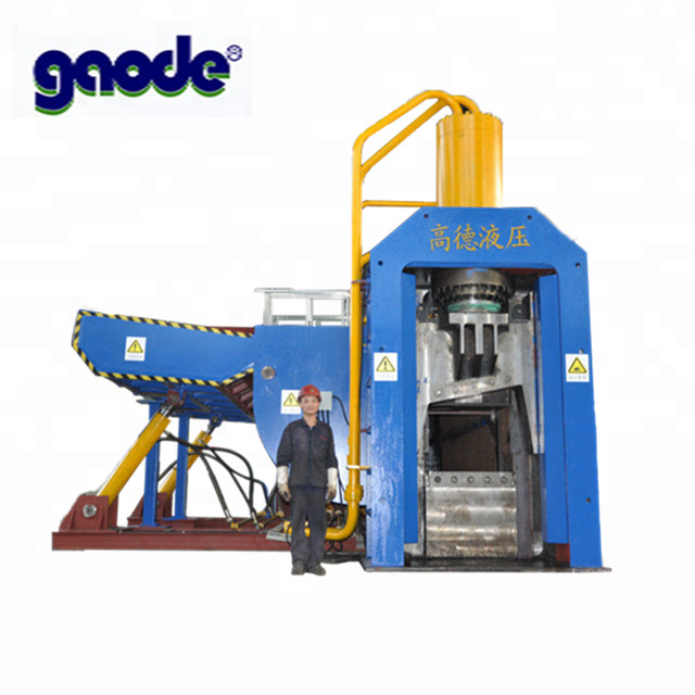 PLC Control Hydraulic Sheet Metal Shear Scrap Baler For Waste Metal